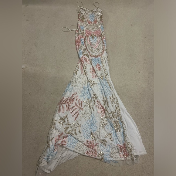 Rachel Allan | Dresses | Rachel Allan 702 Beaded Tulle Prom Dress ...